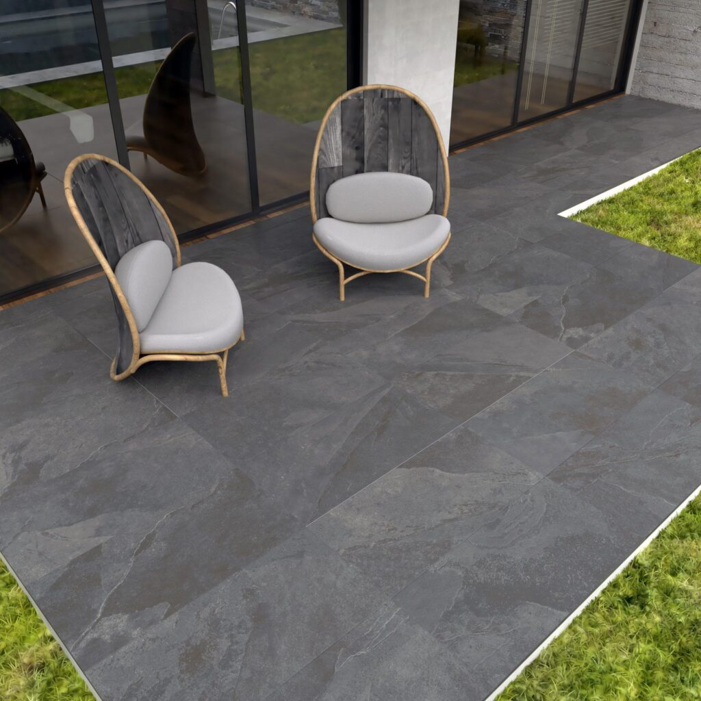 Mustang Black - Romanstone Paving in the UK